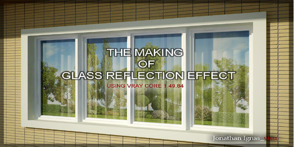 Glass reflection effect tutorial